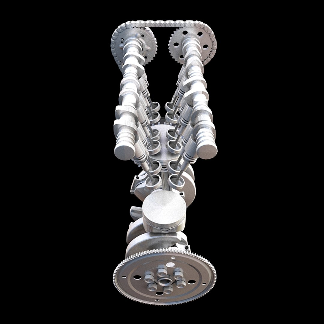 Cylinder Engine 3D Model - TurboSquid 1317669