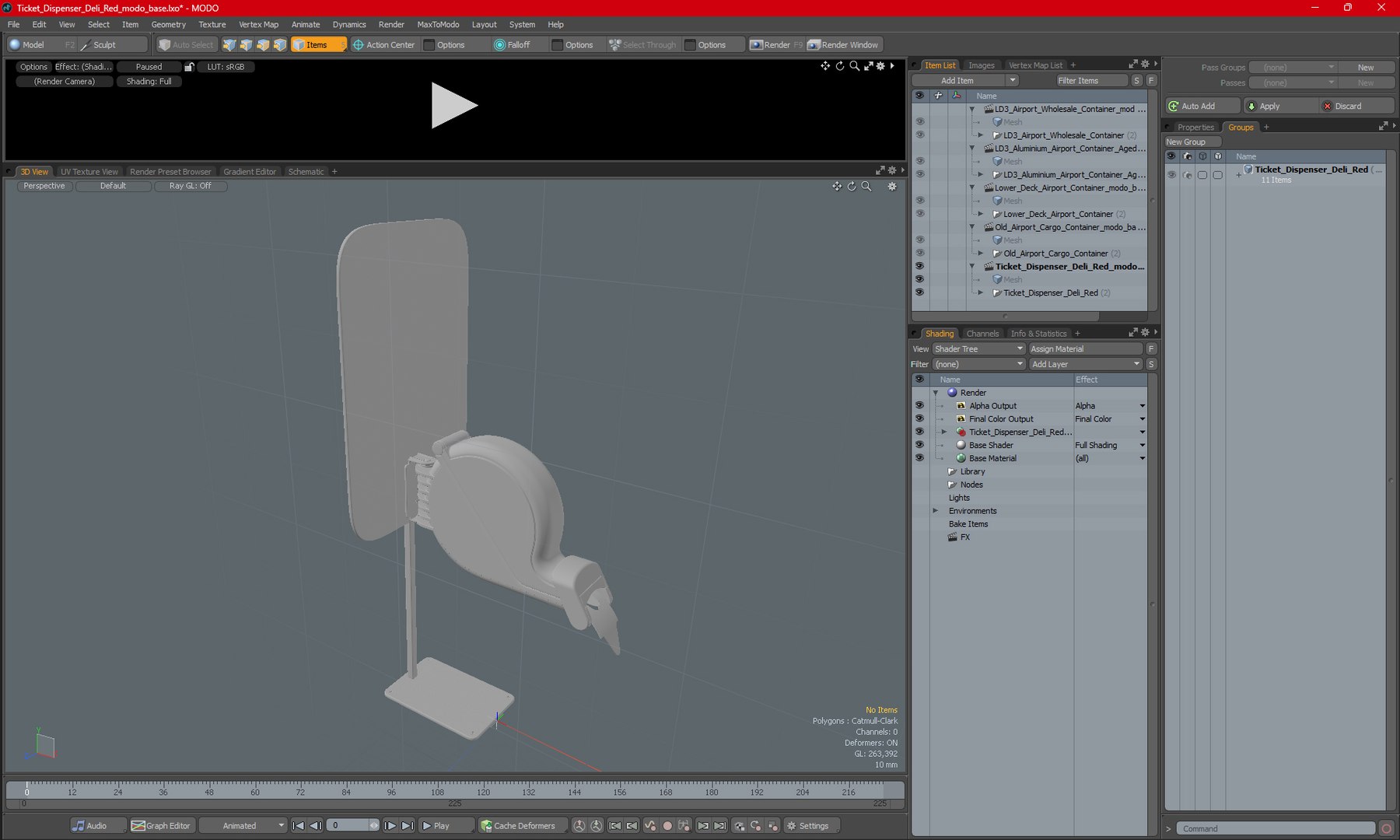 Manual Ticket Machine Blue 3D Model - TurboSquid 2068876