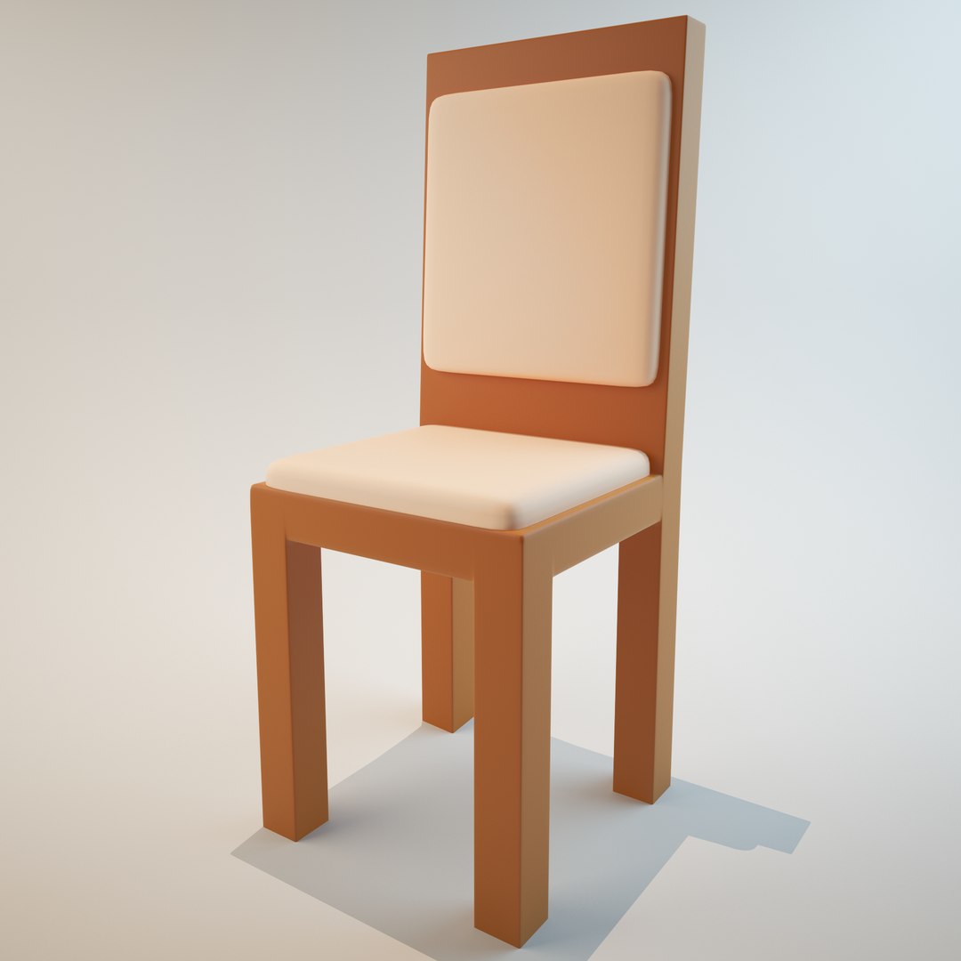 Cartoon chair 3D model - TurboSquid 1545003
