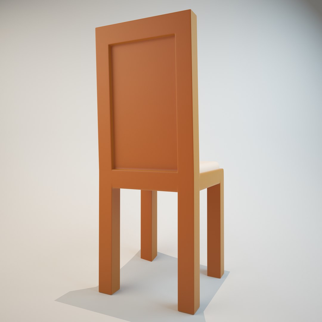 Cartoon chair 3D model - TurboSquid 1545003