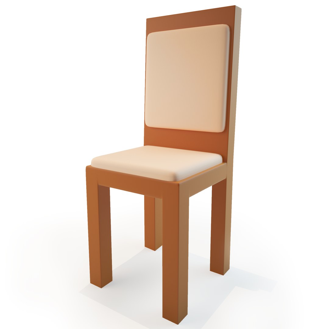 Cartoon chair 3D model - TurboSquid 1545003