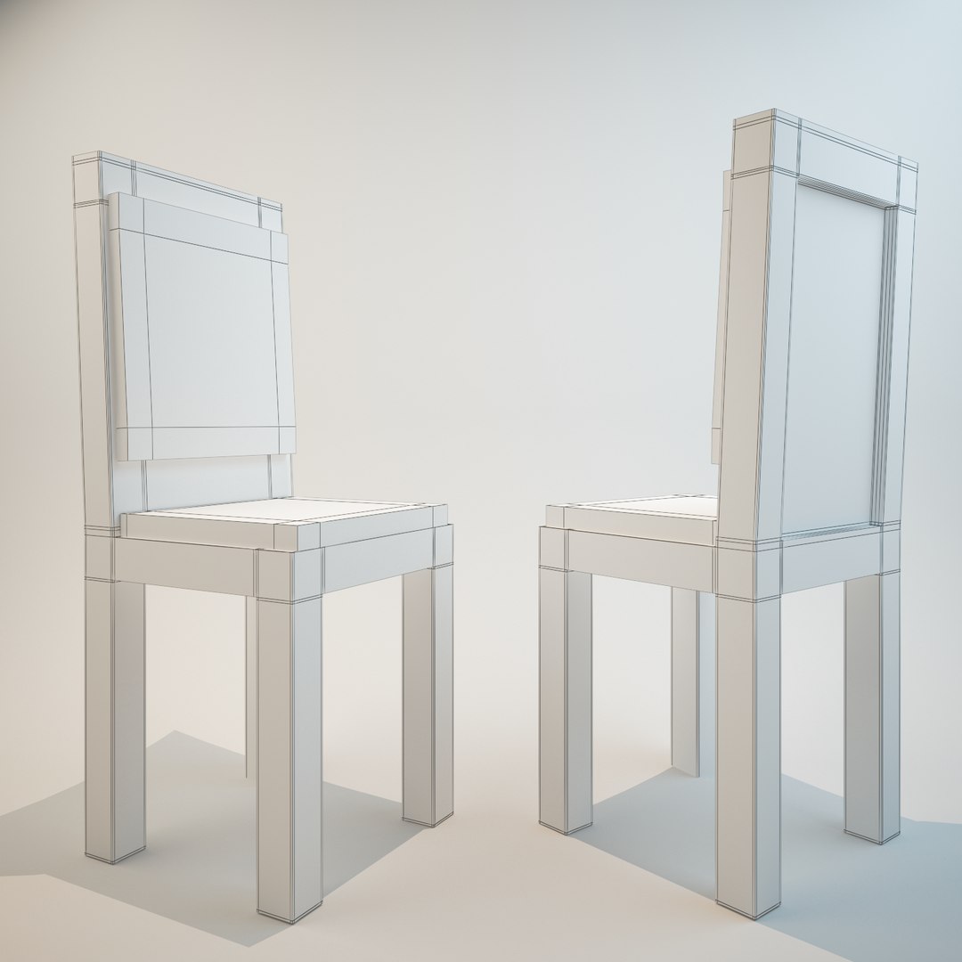Cartoon chair 3D model - TurboSquid 1545003