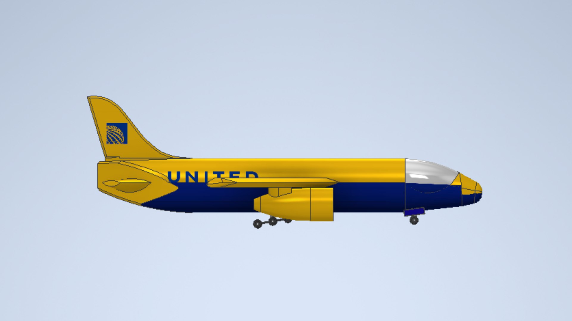 Boeing 777 Airplane Model 3D model - TurboSquid 2129115