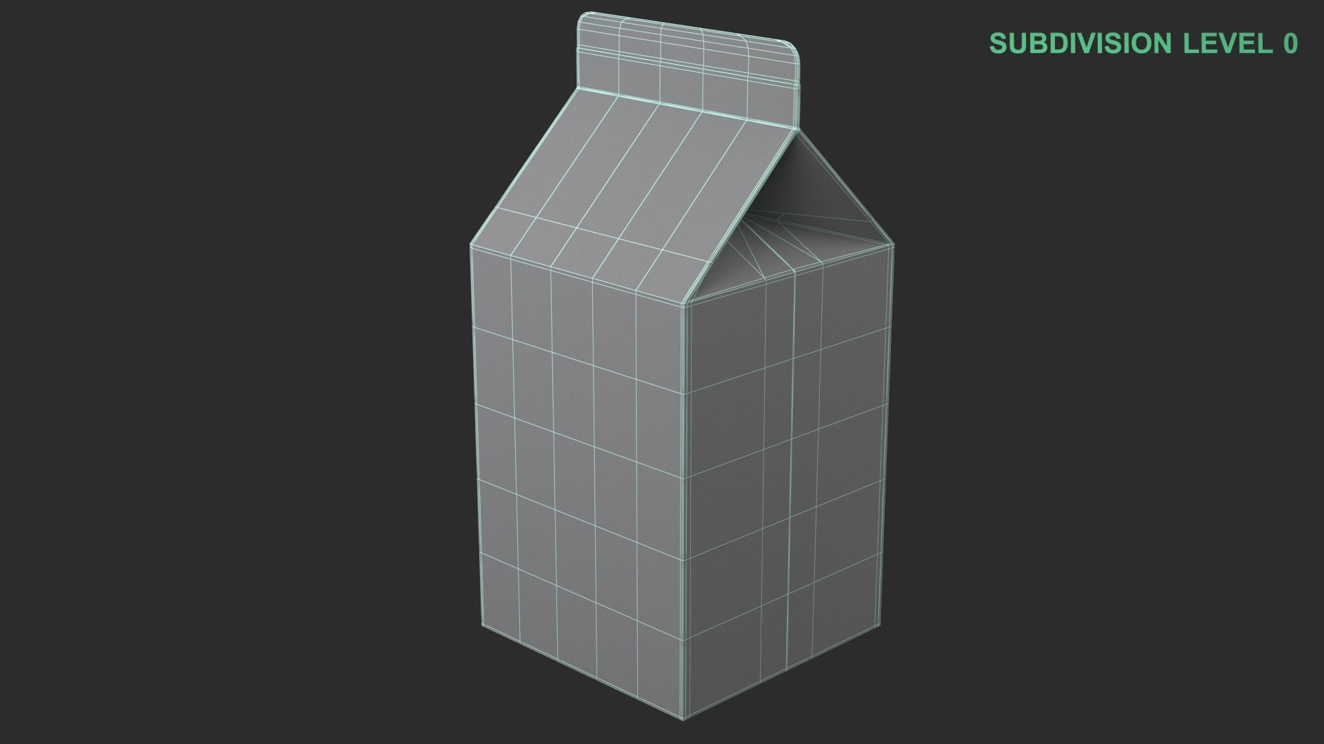 3D Gable Top Small Milk Carton - TurboSquid 2366131