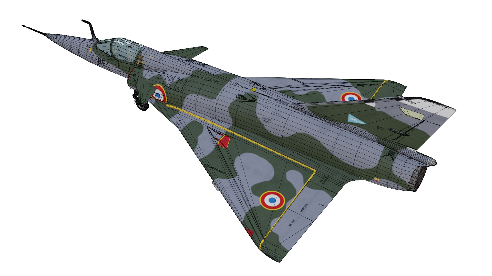 Dassault Mirage III NG 3D - TurboSquid 2349899