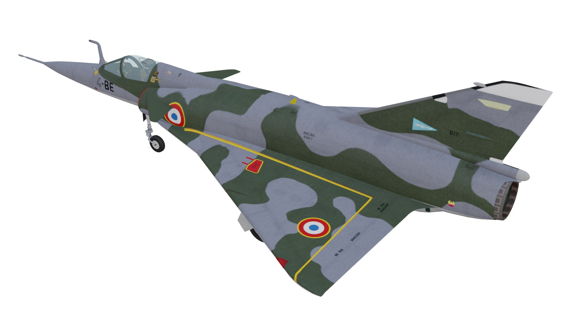 Dassault Mirage III NG 3D - TurboSquid 2349899