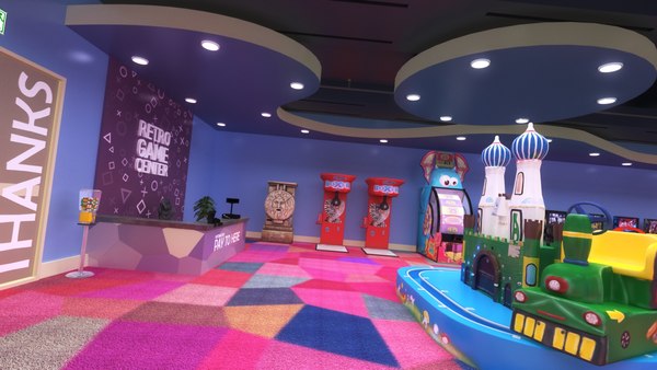 Arcade Game Center model - TurboSquid 1800296