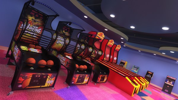 Arcade Game Center model - TurboSquid 1800296