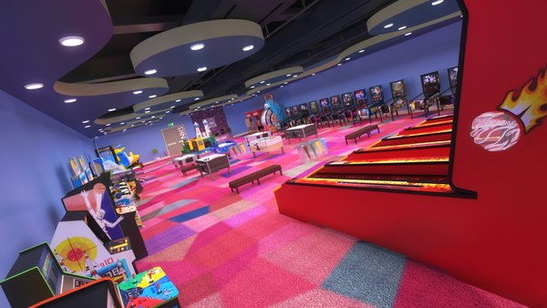 Arcade Game Center model - TurboSquid 1800296