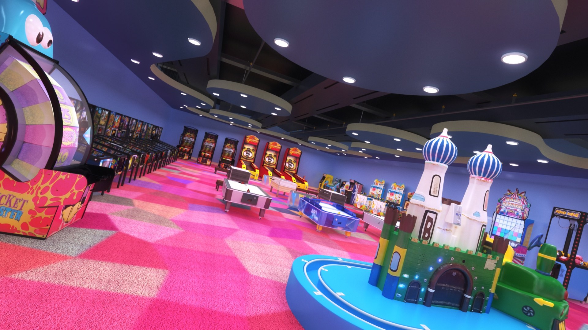 Arcade Game Center model - TurboSquid 1800296