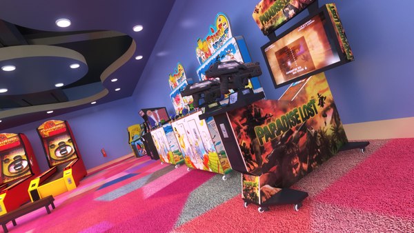 Arcade Game Center model - TurboSquid 1800296