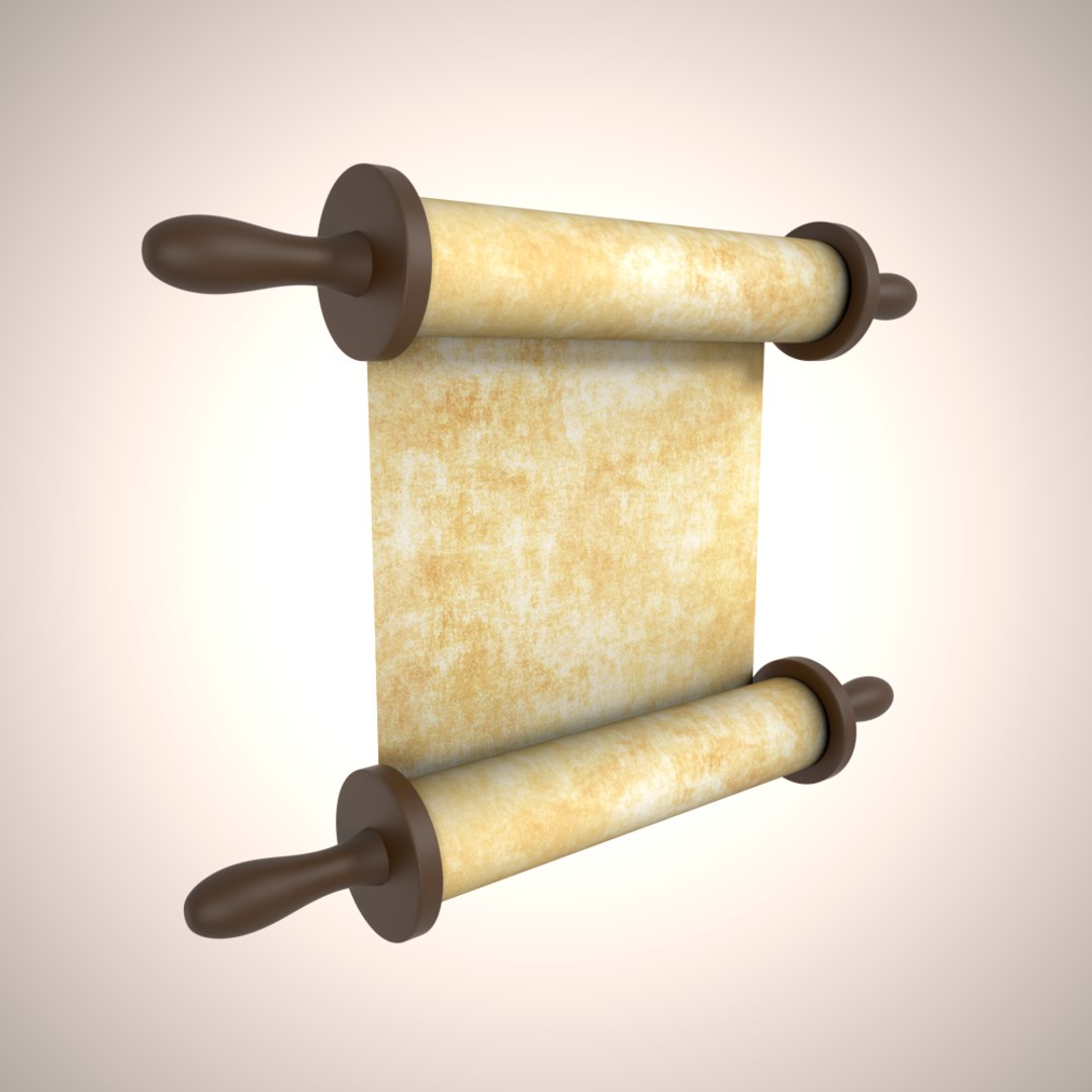 3D model rigged old parchment - TurboSquid 1408002