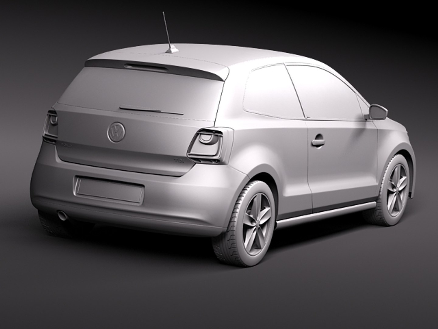 Volkswagen Polo 3d Model
