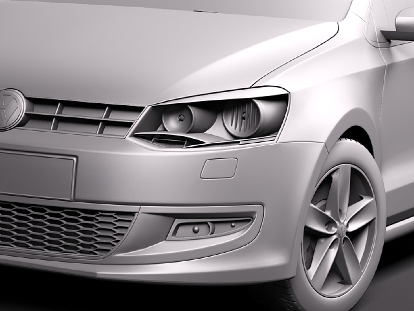 Volkswagen Polo 3d Model