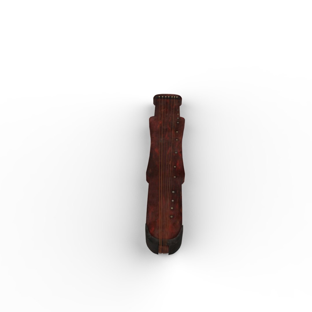 Guqin Chinese Musical 3d Model