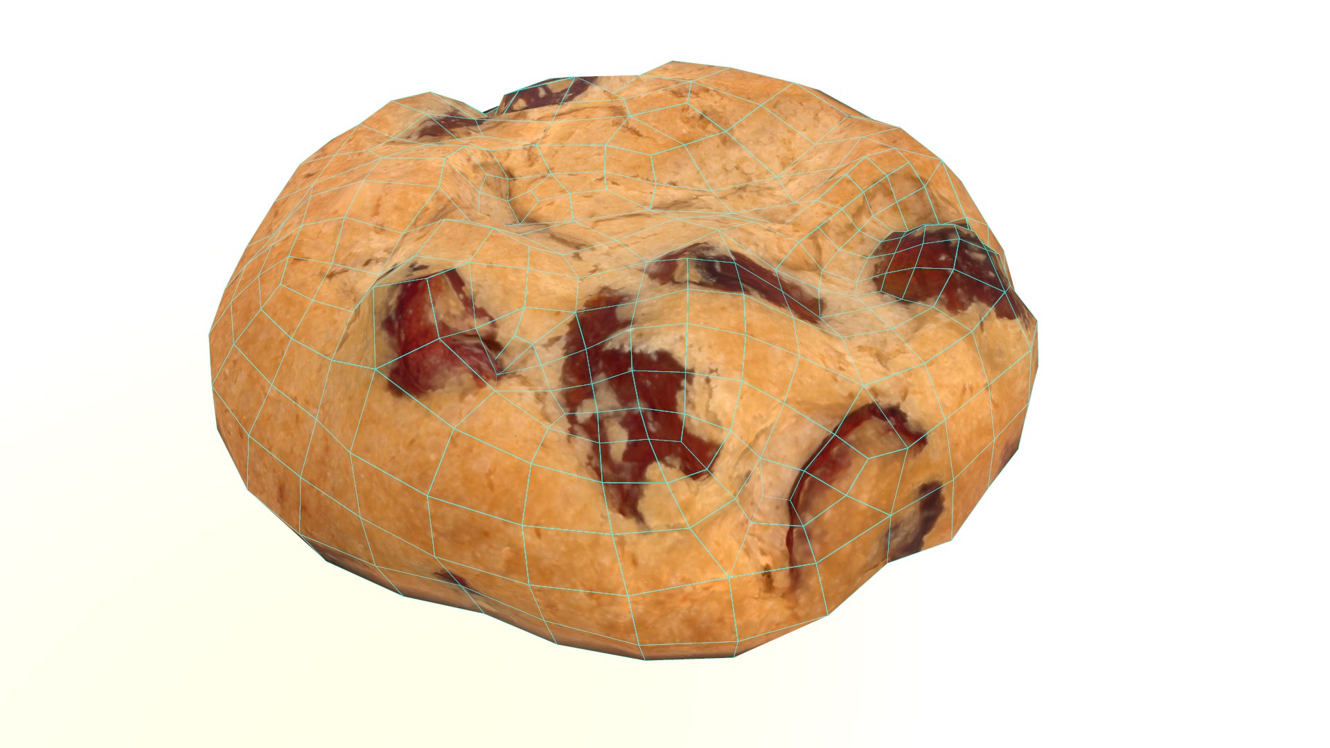 Cranberry Cookie AR VR PBR Lowpoly with game ready 3d Model 3D ...