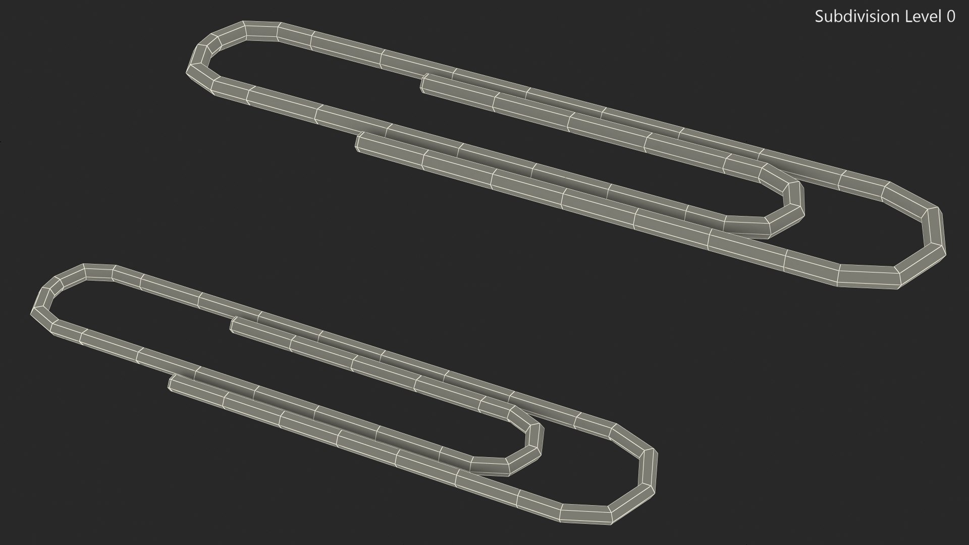 Paper Clip Oval Shape Color 3D model - TurboSquid 1861426