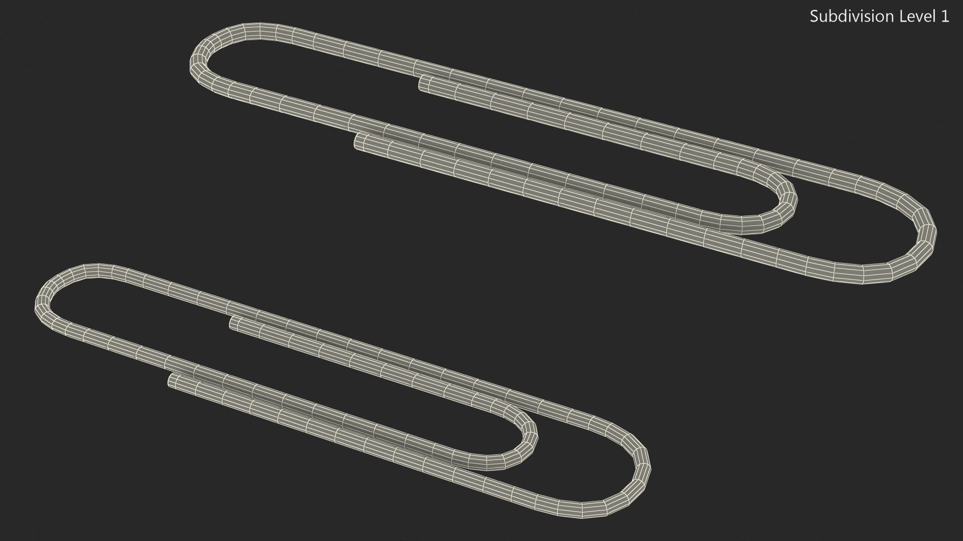 Paper Clip Oval Shape Color 3D model - TurboSquid 1861426