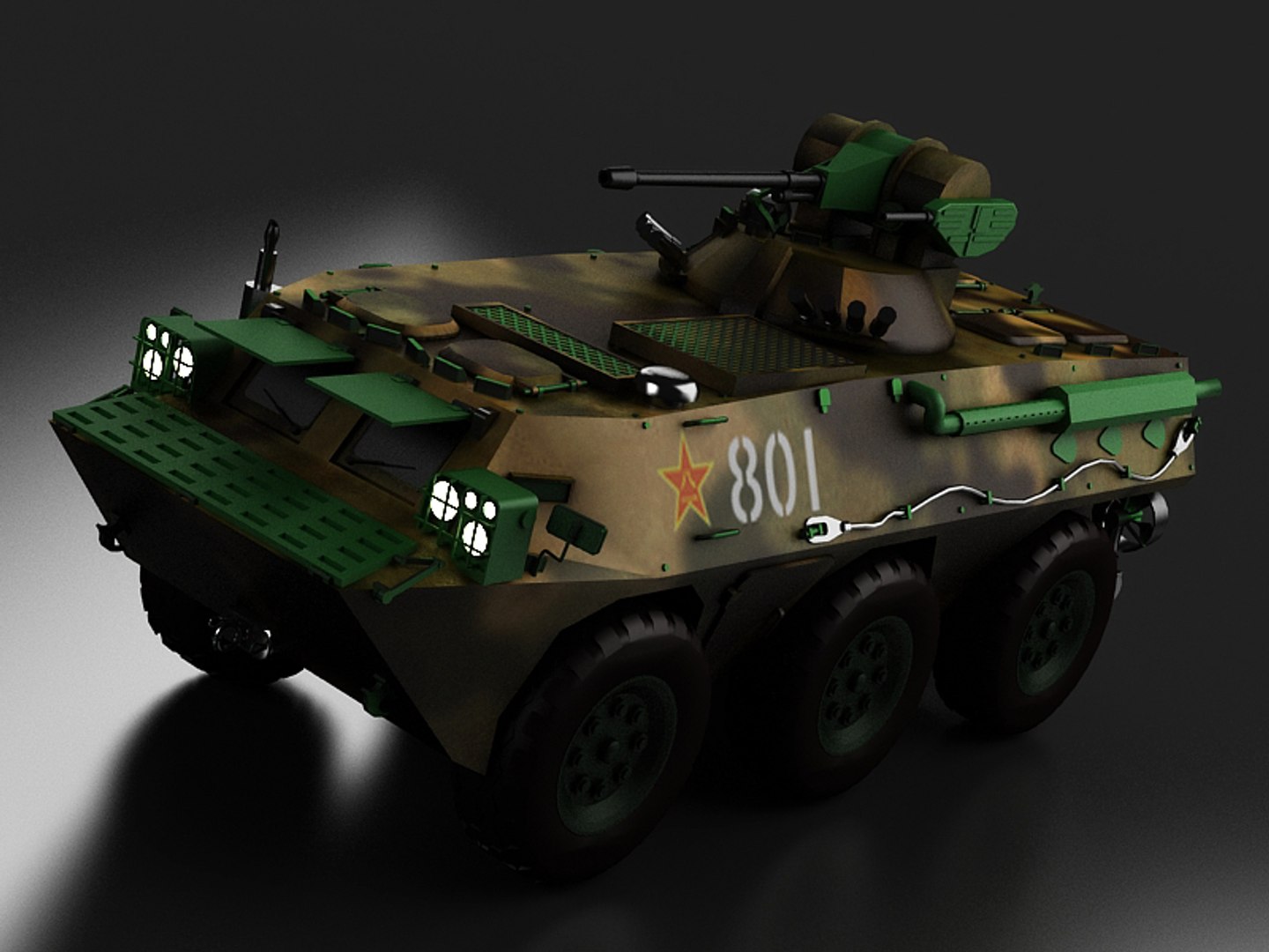 Armoured Fighting Vehicles Explosion-proof 3D Model - TurboSquid 1629664