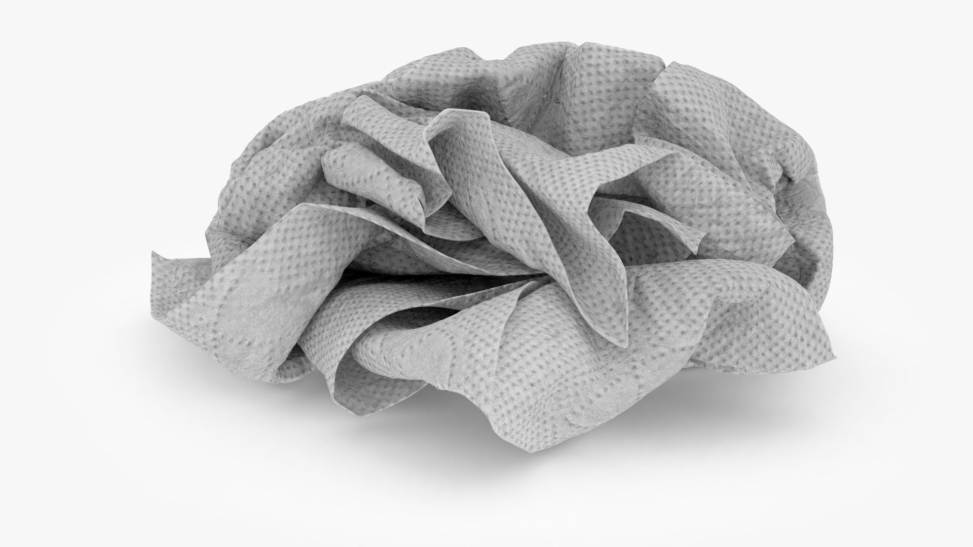 Napkin Crumpled 3D Model - TurboSquid 2238939