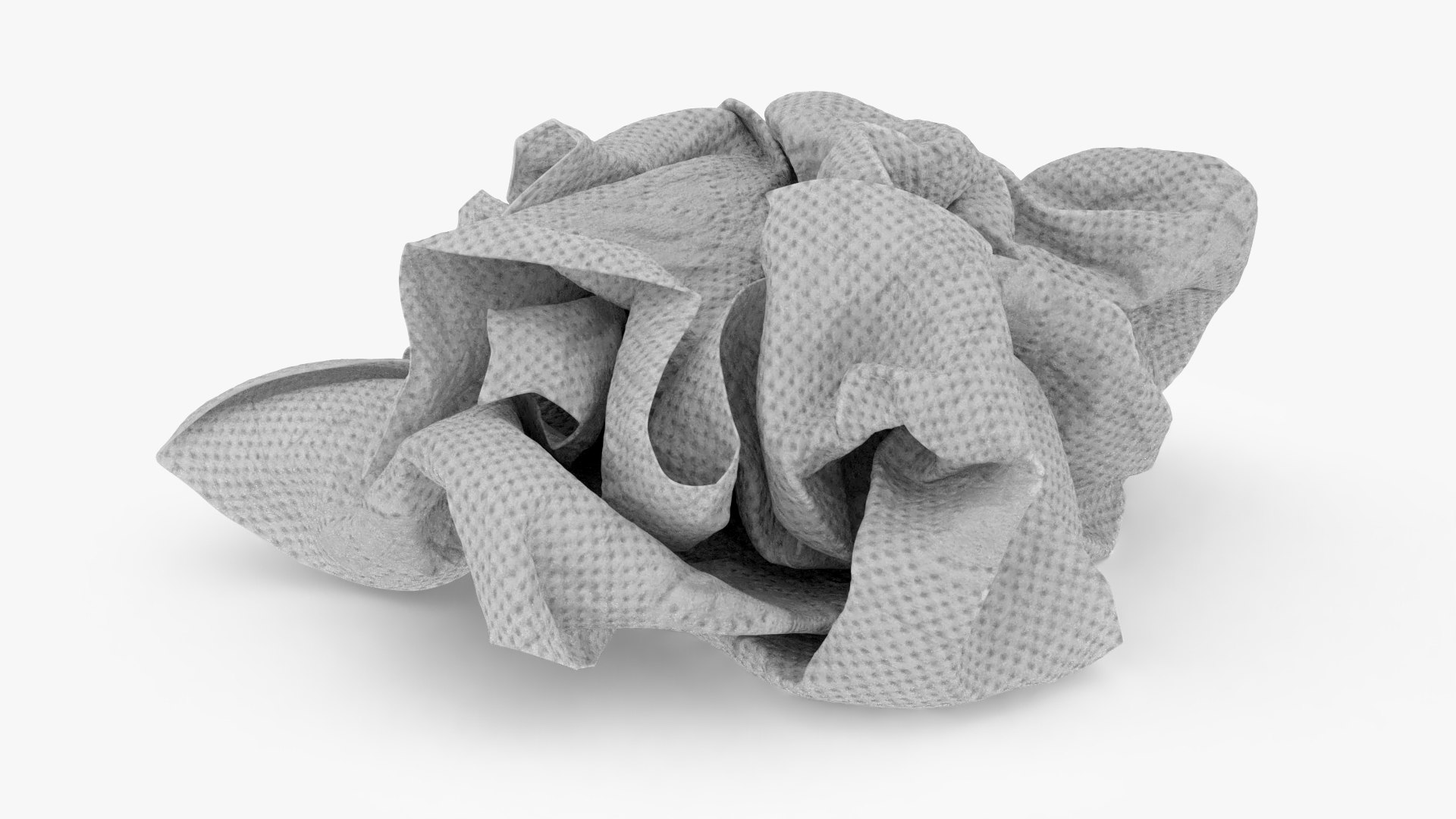 Napkin Crumpled 3D Model - TurboSquid 2238939