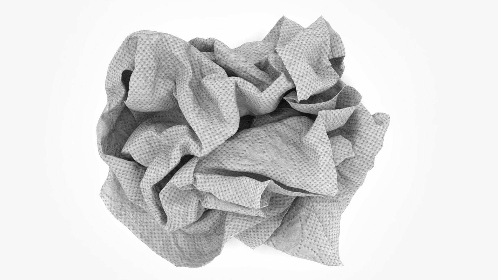 Napkin Crumpled 3D Model - TurboSquid 2238939
