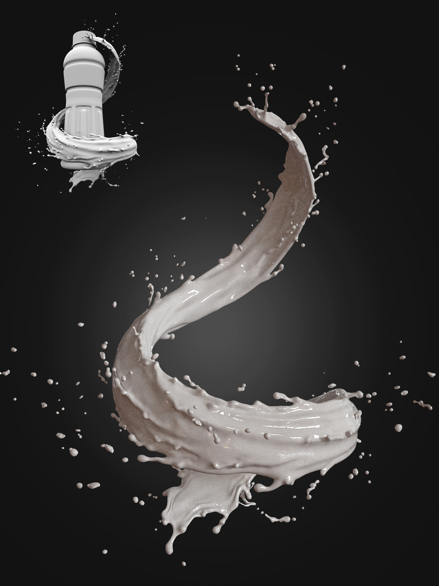 water splash 3d model