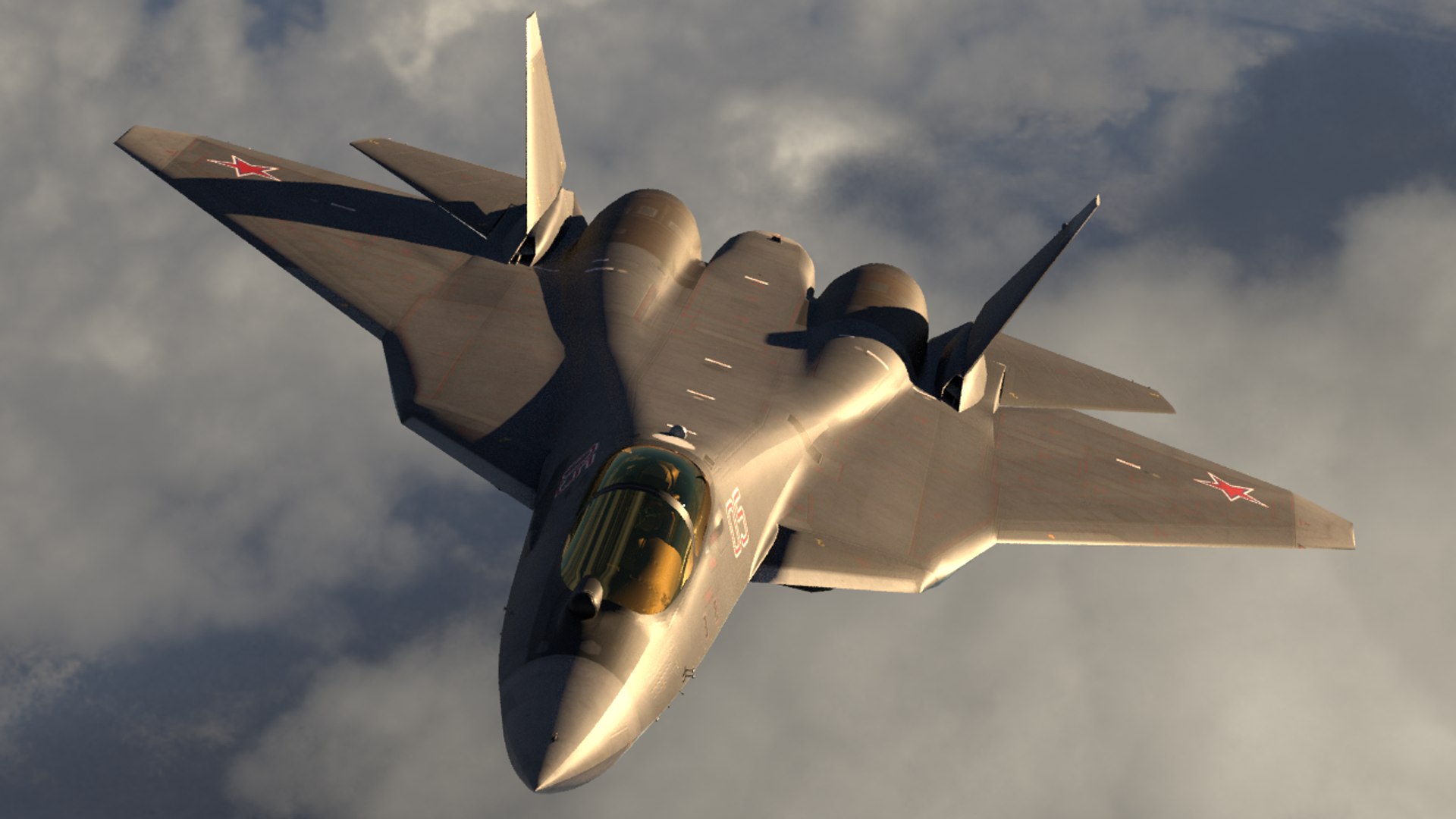 Sukhoi SU57 3D Model - TurboSquid 1905514