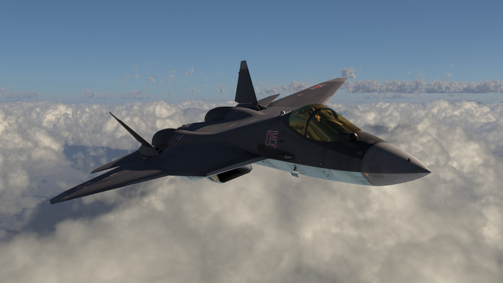 Sukhoi SU57 3D Model - TurboSquid 1905514