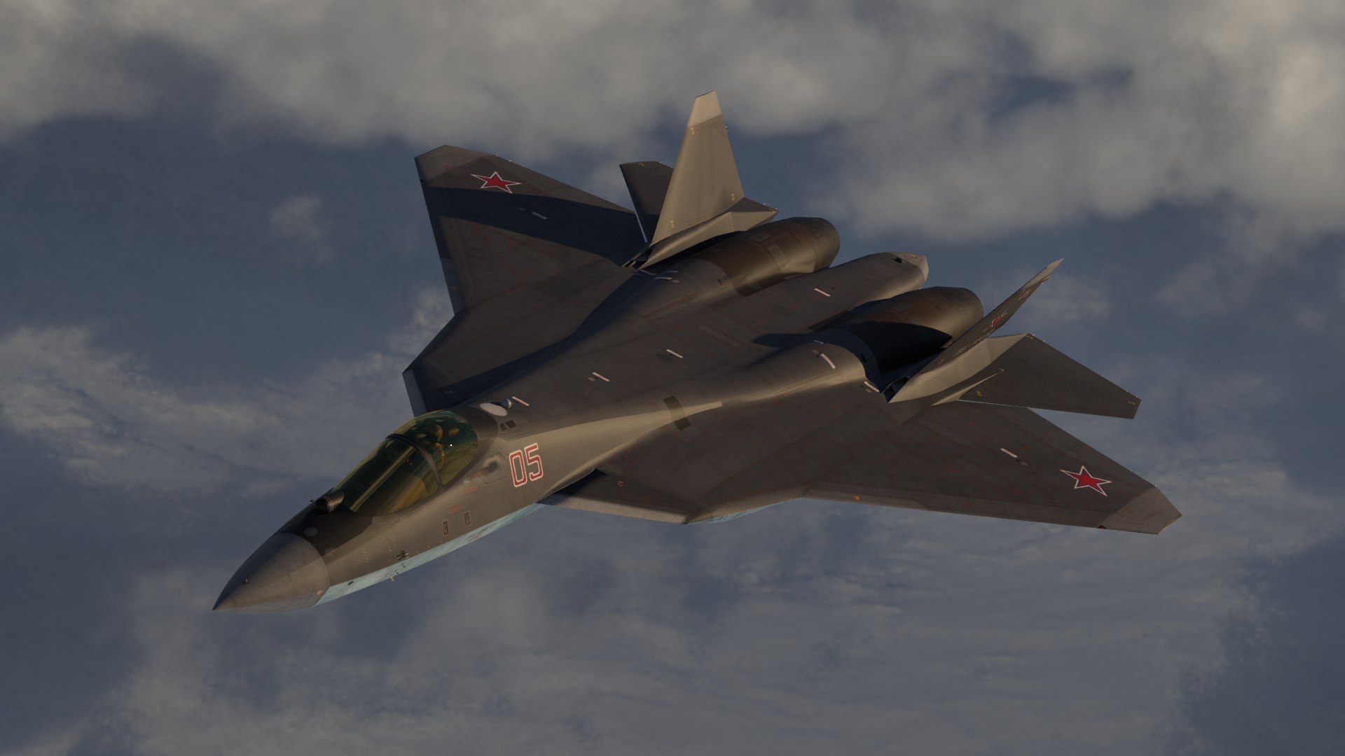 Sukhoi SU57 3D Model - TurboSquid 1905514