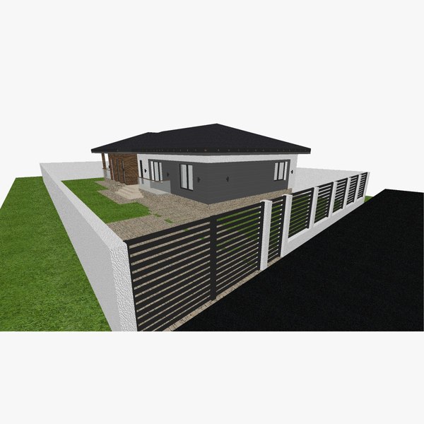 modelo 3d Ground Floor House - Landscaping - TurboSquid 2047029