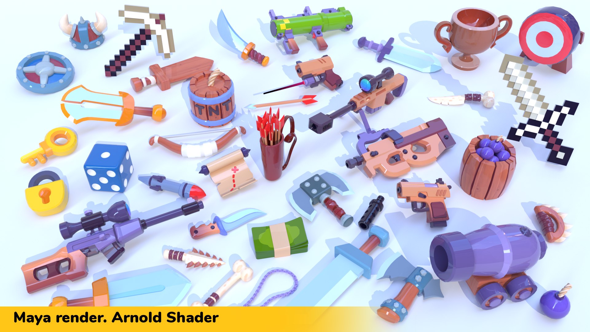 3D Hypercasual Action Props Pack Volume 4 model - TurboSquid 2031581