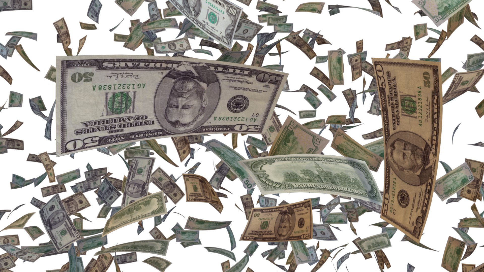 Money Storm Tornado Animation 3D Model - TurboSquid 1362111