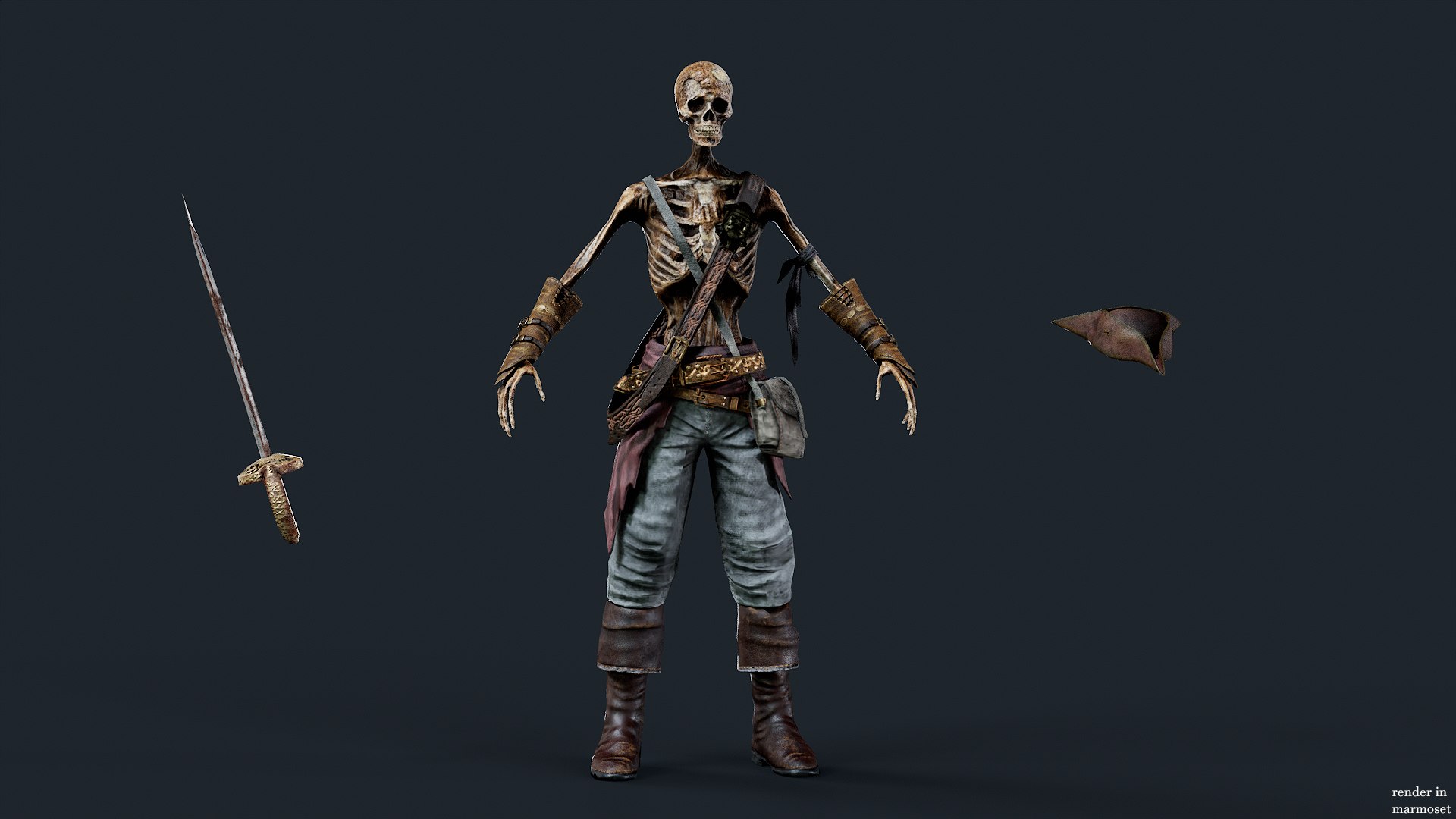 3D Model SKELETON P 1 A - TurboSquid 2401942
