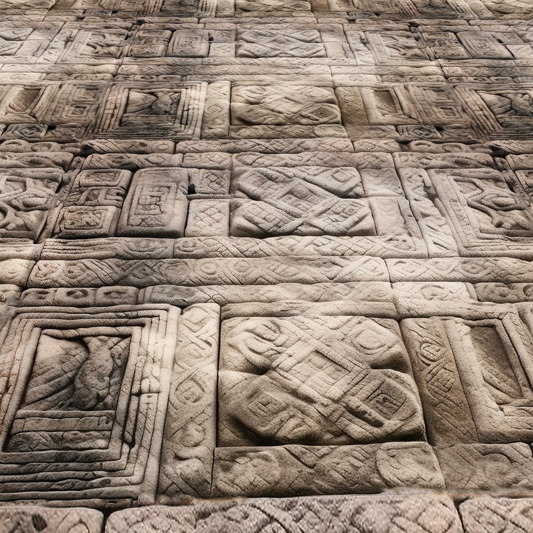 Ancient Roads Mayan Floors Pack 8 Model - TurboSquid 2067875