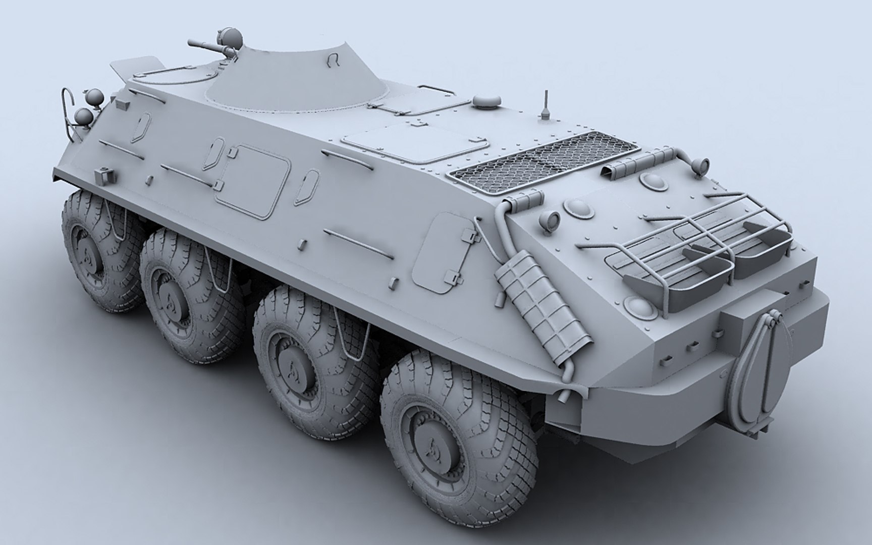 Btr-60 Pb 3d Model