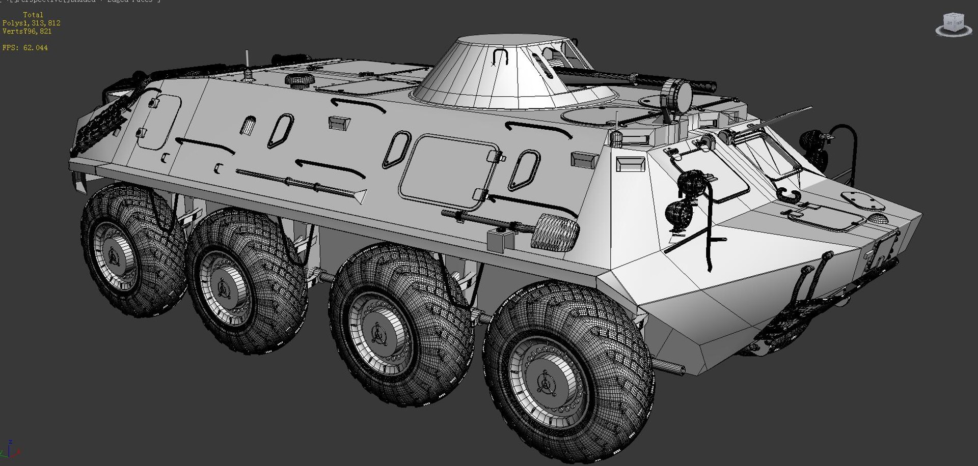 Btr-60 Pb 3d Model
