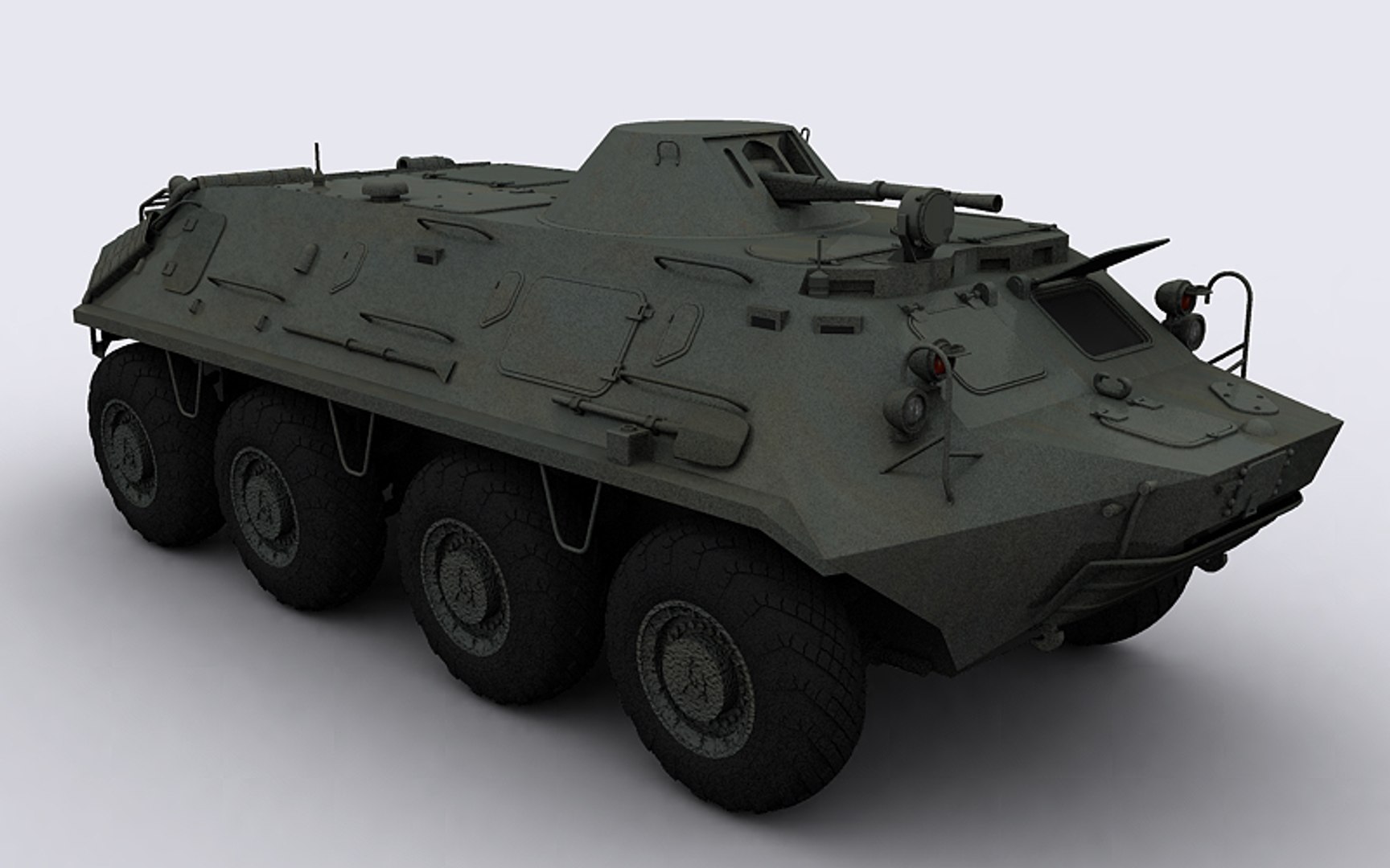 Btr-60 Pb 3d Model