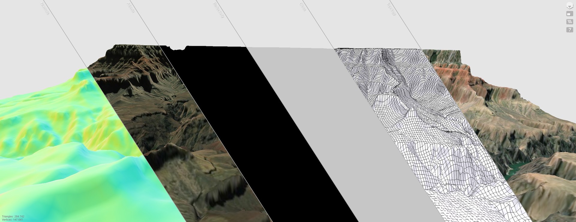 3D model Mountain landscape Grand Canyon Arizona USA - TurboSquid 2149245