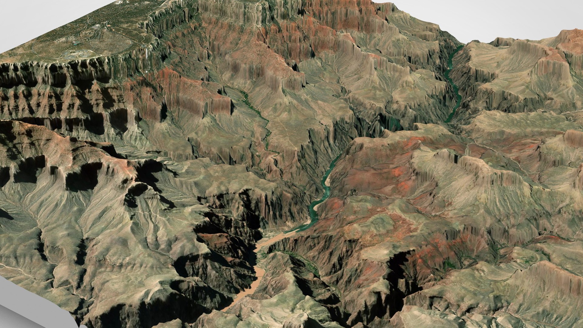 3D model Mountain landscape Grand Canyon Arizona USA - TurboSquid 2149245