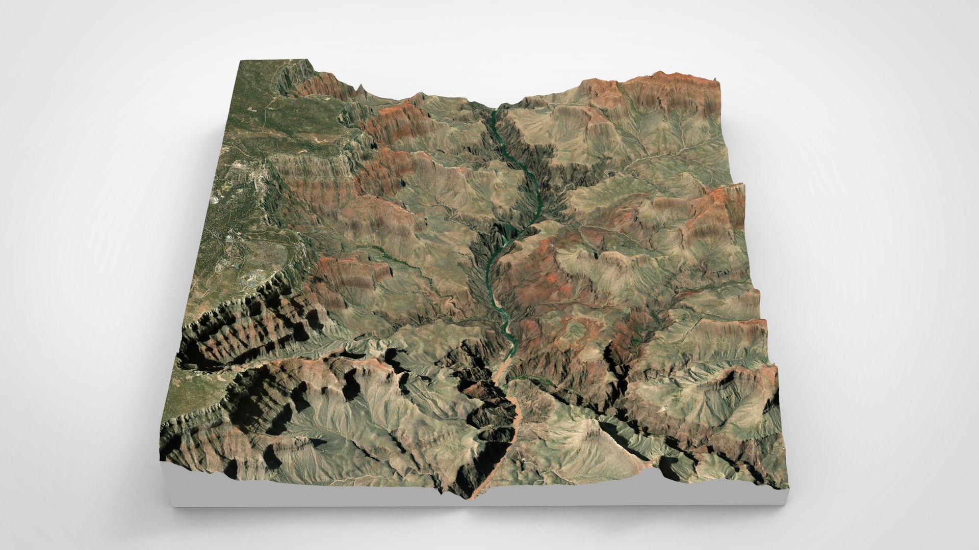 3D model Mountain landscape Grand Canyon Arizona USA - TurboSquid 2149245