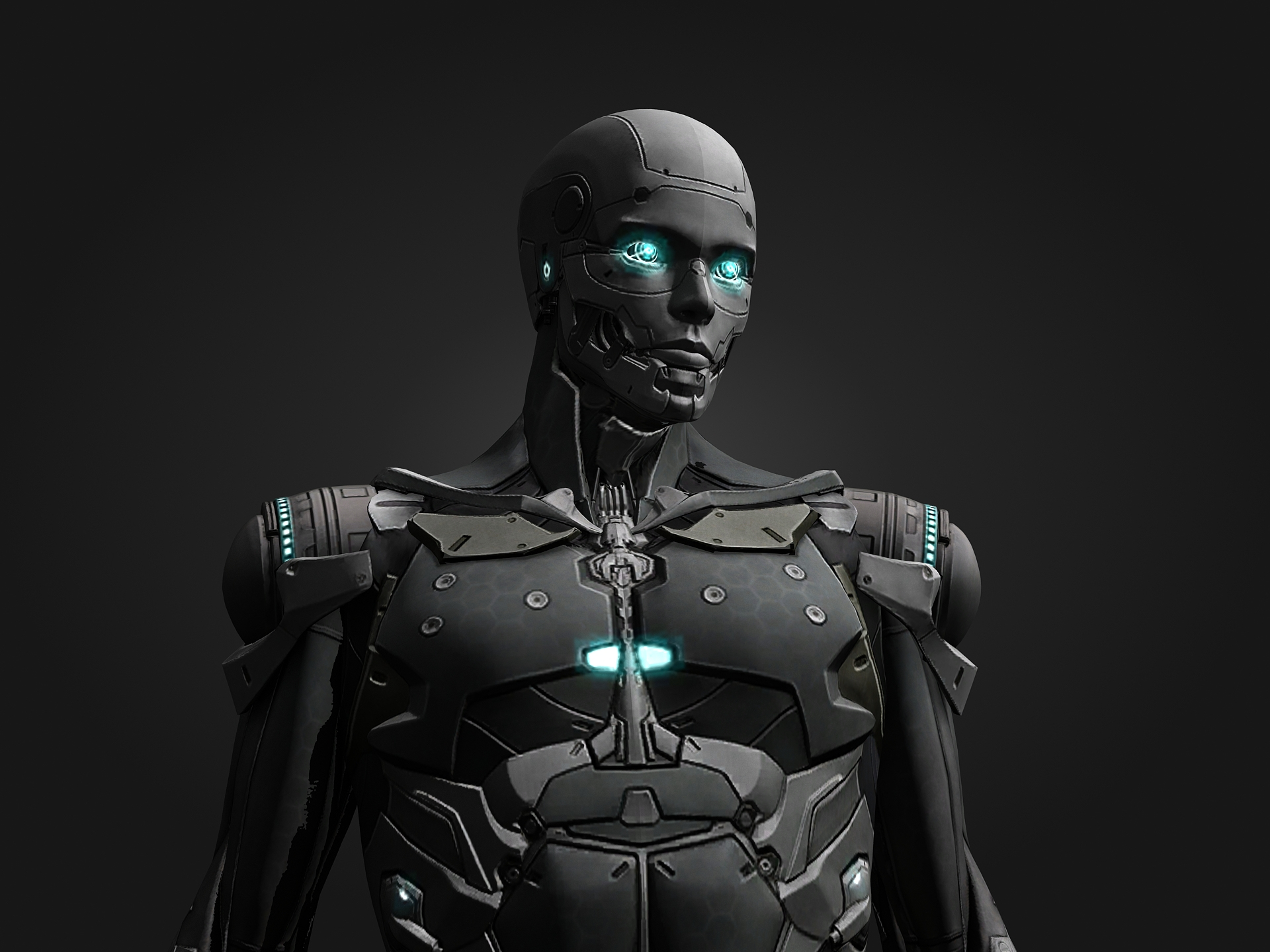 3D robot cyborg sci model - TurboSquid 1514200