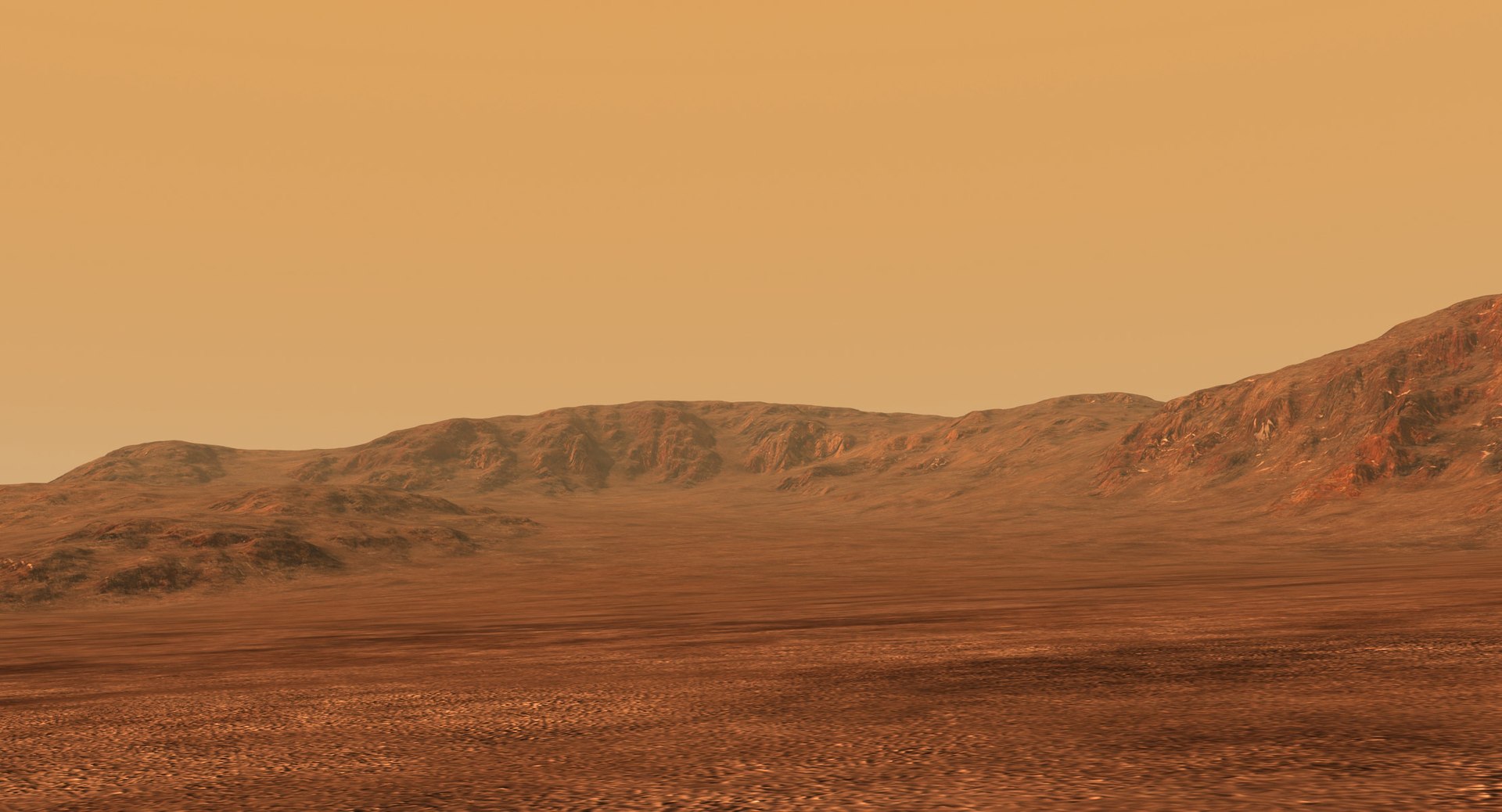 3D Mars Surface Scene Terrain Landscape - TurboSquid 1215082