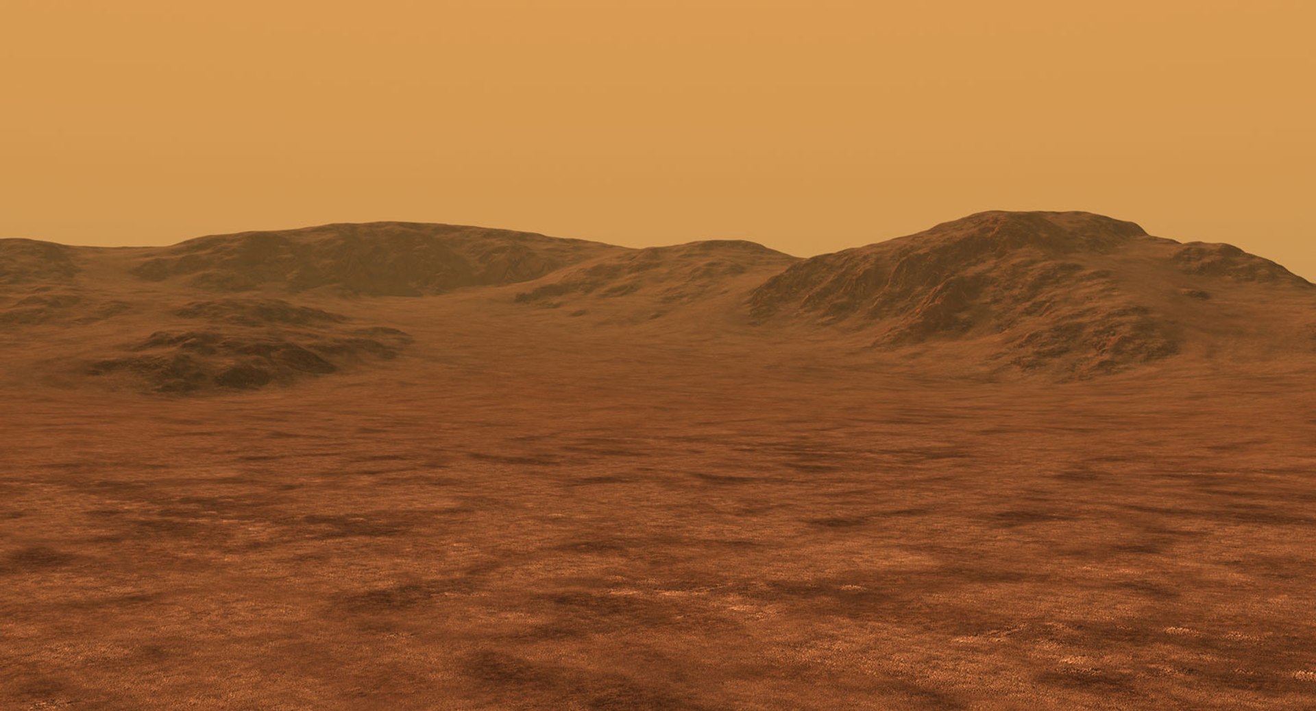 3D Mars Surface Scene Terrain Landscape - TurboSquid 1215082