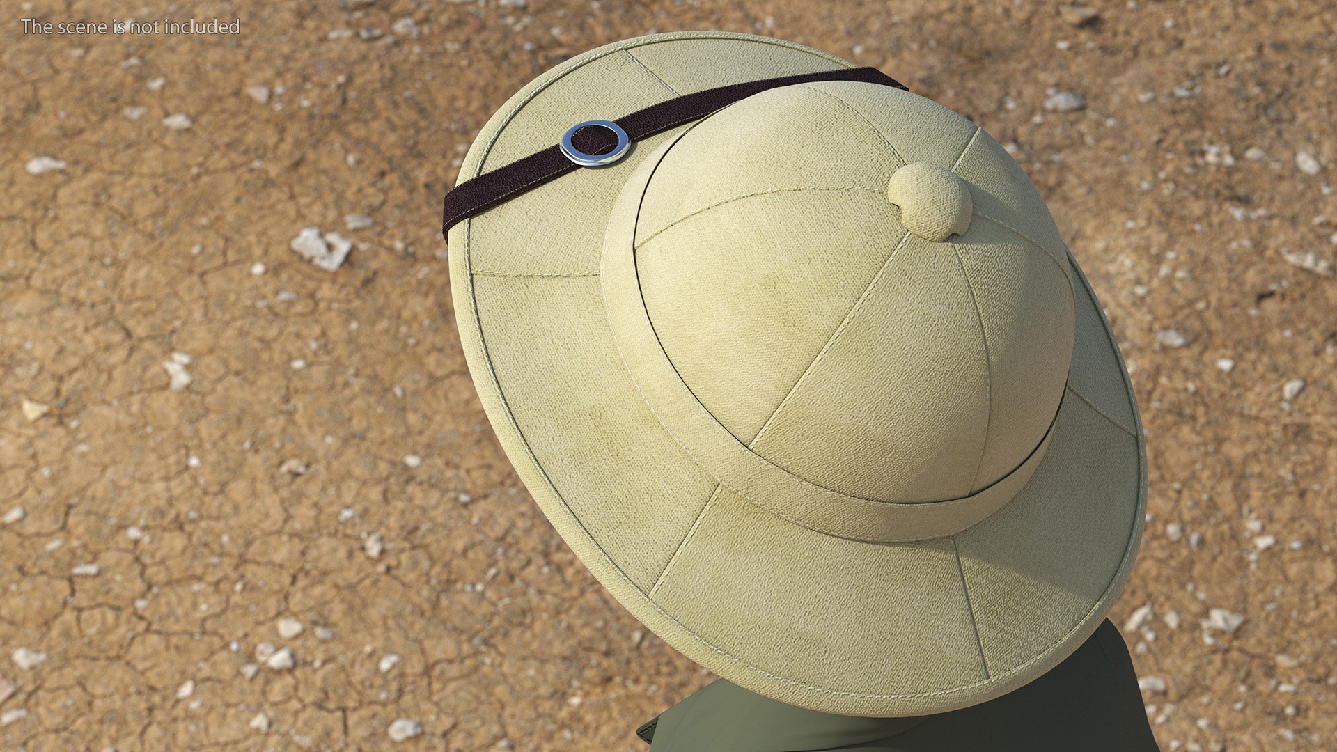 French Pith Helmet Model - TurboSquid 2116187