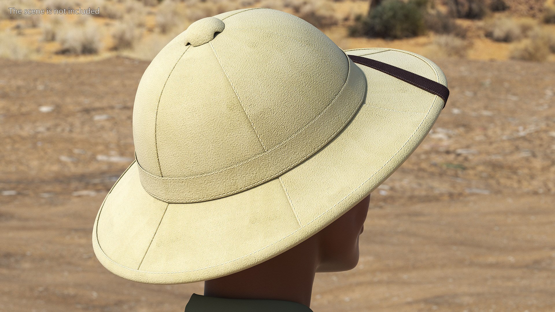 French Pith Helmet Model - TurboSquid 2116187