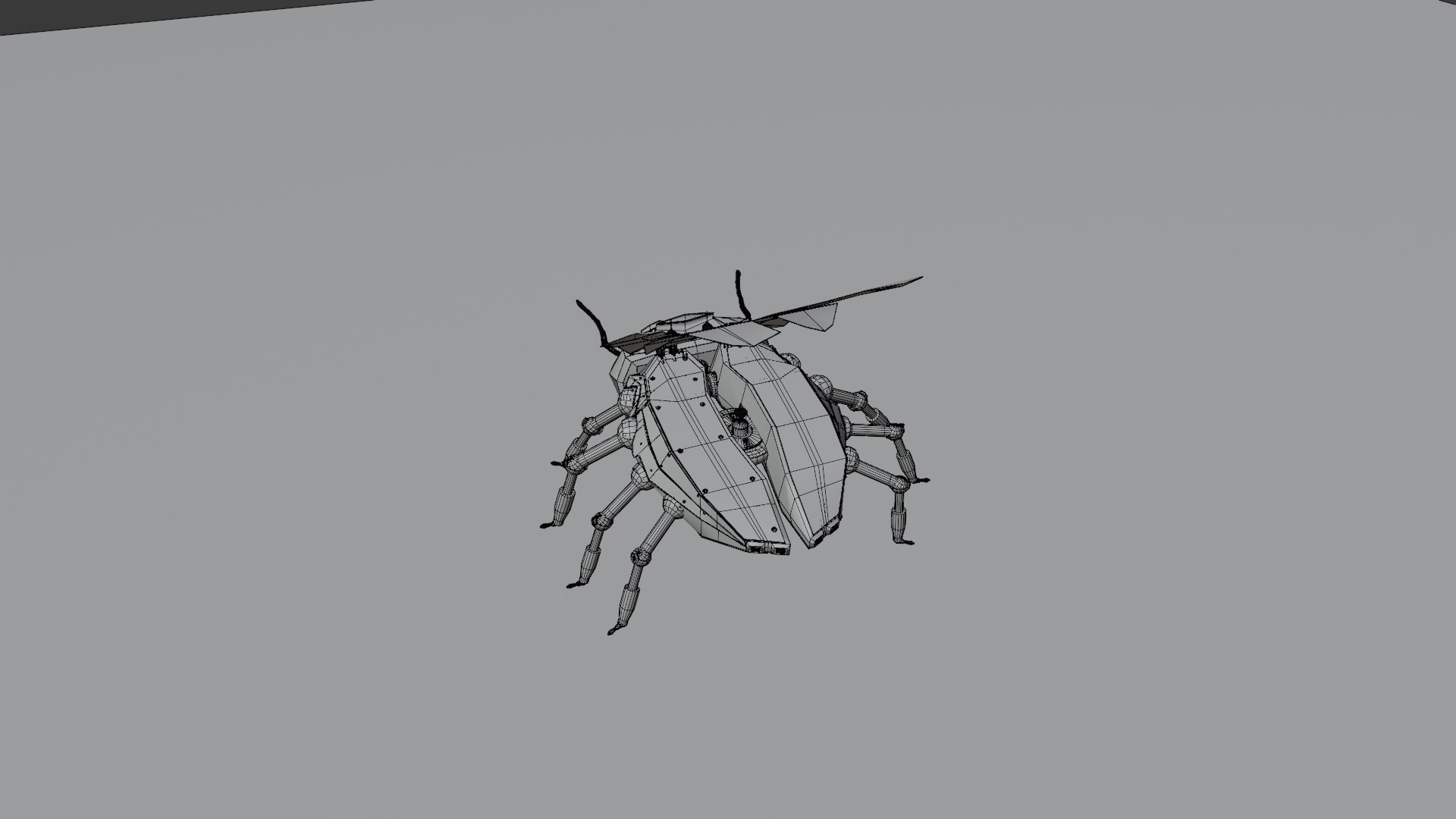 Robot Bug 3D Model - TurboSquid 1865291