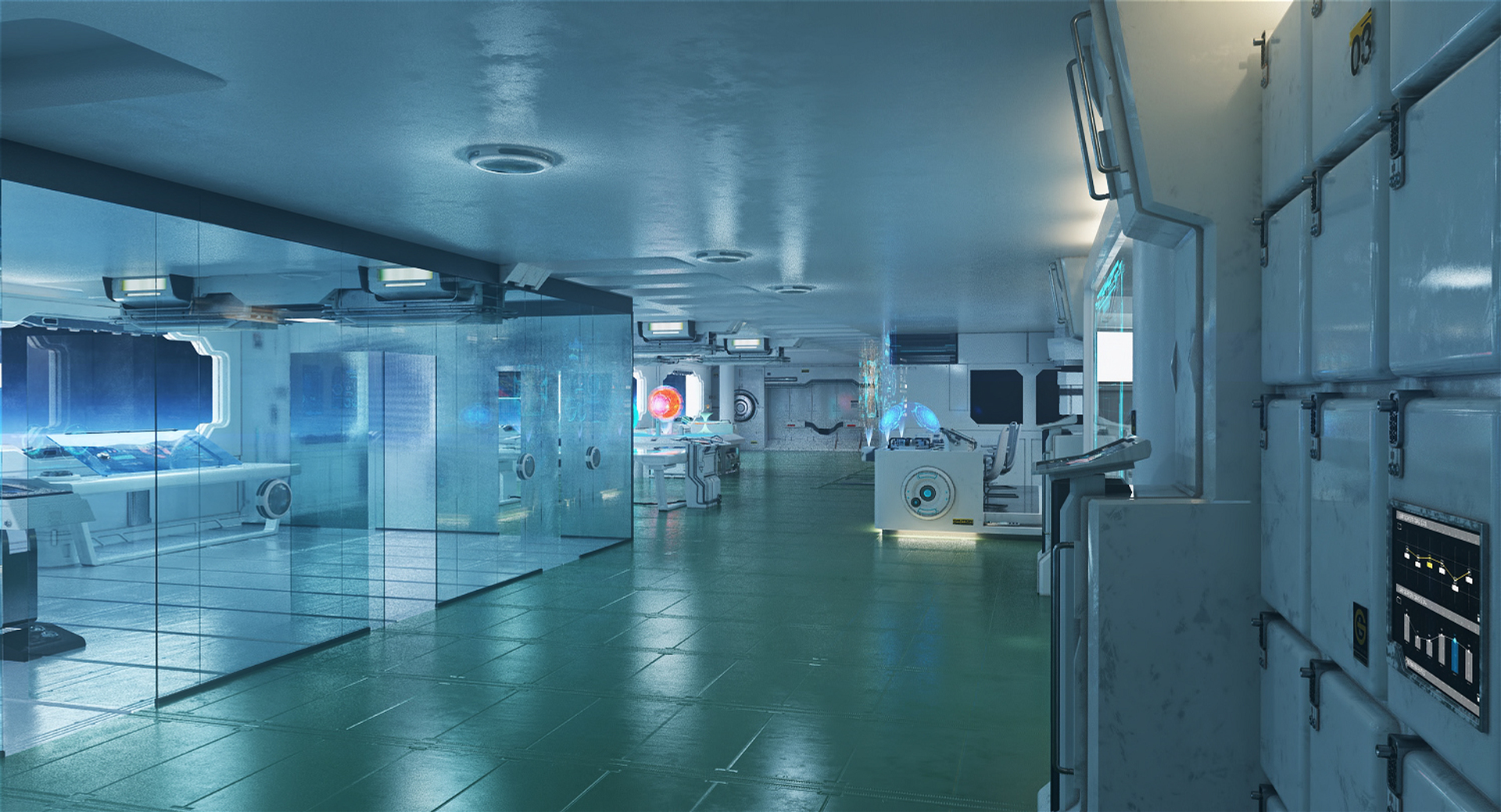 Interior Space Station Concept Art Space Station | The Warbard