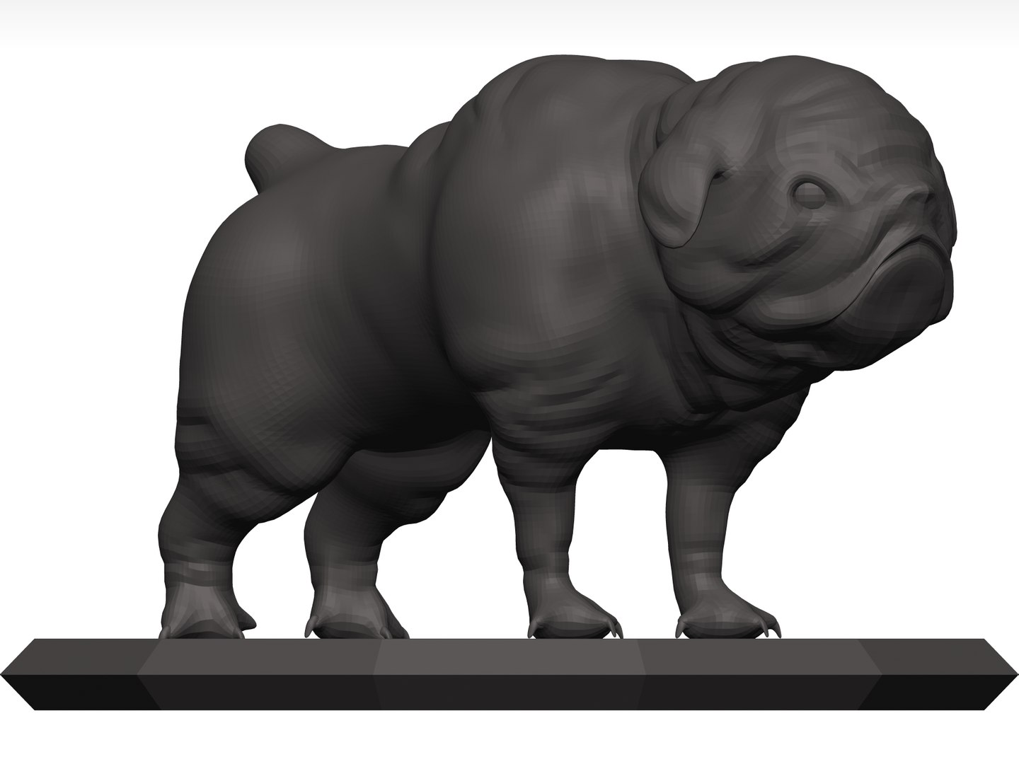 Bulldog Stl 3D Model - TurboSquid 1774125