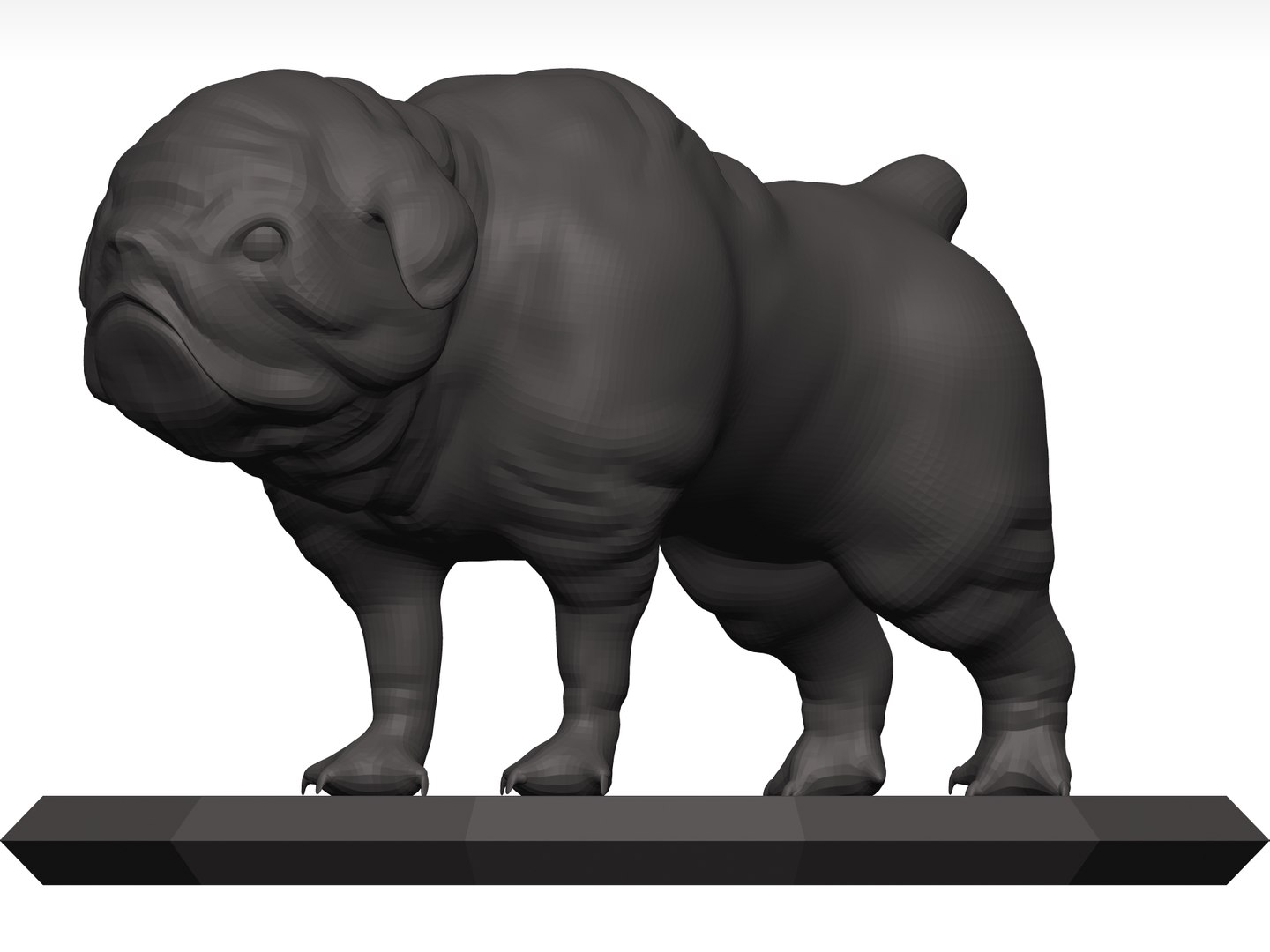 Bulldog Stl 3D Model - TurboSquid 1774125
